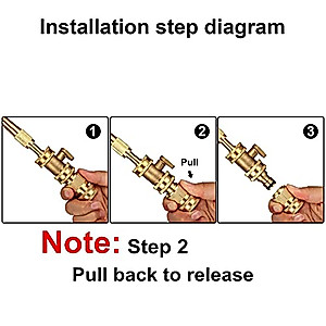 YTFGGY Garden Hose Quick Connector Set Solid Brass 3/4 inch Water Fitings Thread Easy Connect No-Leak Male Female Value (5set)