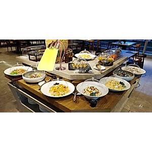 Commercial Food Heat Lamp Portable Electric Food Warmer Foods Suitable for Restaurant Buffet Family Dinner Kitchen, Multi -Function Food Warming Heating Light with Gift -Free Dust Cover (Single Head)