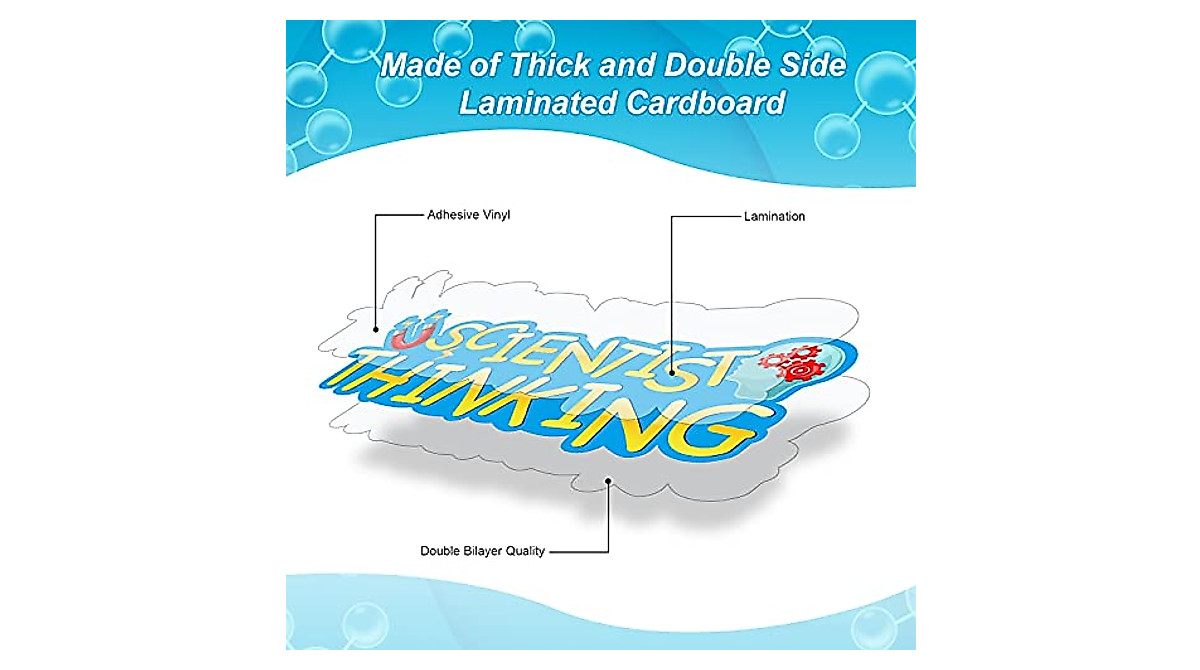 Science Bulletin Board Set - 25 Pieces for Education & Parties