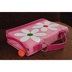 Daisy Microfiber Pink Book & Bible Cover