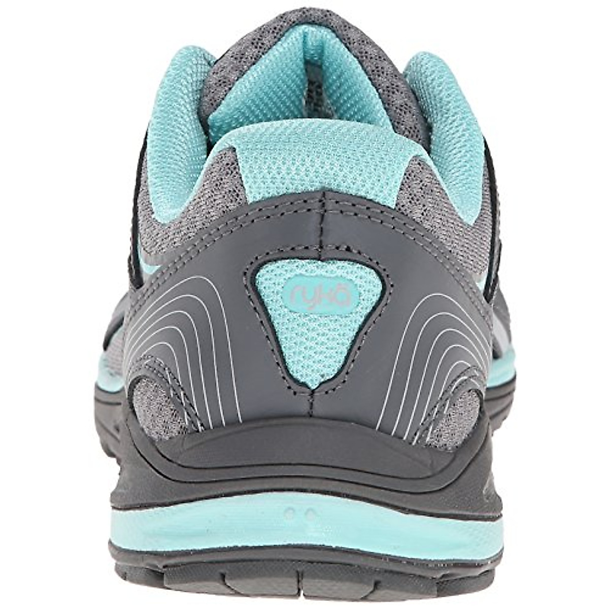Ryka Women's Sky Walk Walking Shoe, Frost Grey/Aqua Sky/Iron Grey, 9.5 M US