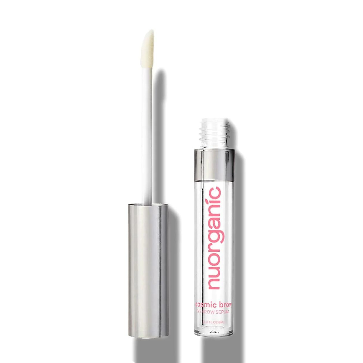 nuorganic Brow Growth Serum - Stronger + Thicker + Longer Eyebrows in 30 Days - Patented PhytoCellular Science - Vegan + Cruelty Free