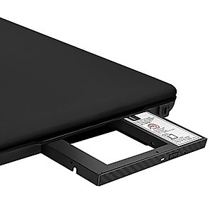 SilverStone Technology 9.5mm Laptop Optical Disc Port ODD to 2.5" SATA SSD Adapter with included external housing TS14B