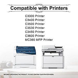 MANDBOY Compatible C3300 43459403 Toner-Cartridges Cyan (2 Pack) | Replacement for OKI C3300 C3400 C3500 C3530 C3450 C3600 MC360 MFP Printer Toner Cartridge