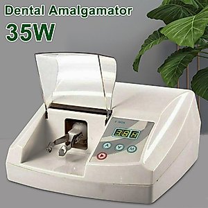 110V 35W Dental Lab Capsule Mixer, High Speed Digital Amalgamator Amalgam Capsule Mixer with Memory Function, High Security Lab Equipment with Digital Controller Both Time & Speed