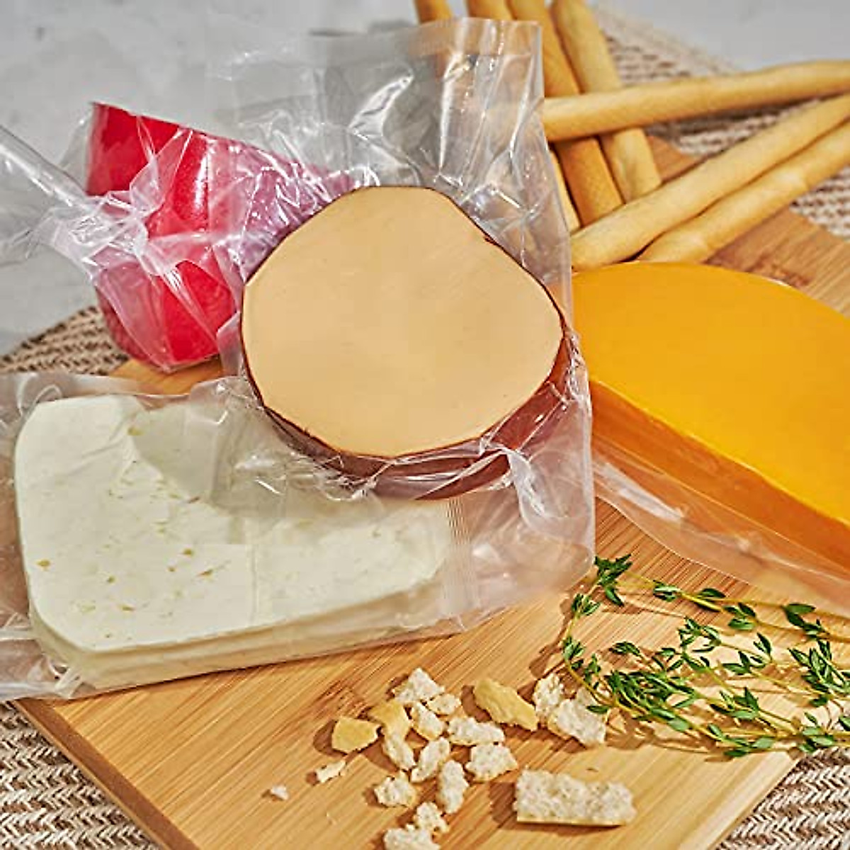 PouchWorth 1,000 pcs 6 x 10 Pint, 3 mil Vacuum Chamber Sealer Pre-Cut Bags BPA Free Great for Food Vac Storage,Pint 6x10