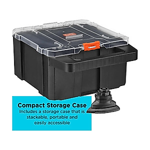 BLACK+DECKER MATRIX Sander Attachment, Multiple Speed Settings, Easily Attach Sandpaper, Includes Storage Case (BDCMTSSTFF)