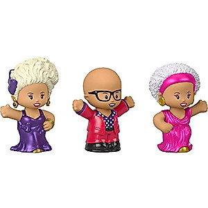Little People Collector Rupaul Special Edition Figure Set In Display Gift Package for Adults & Fans, 3 Figurines
