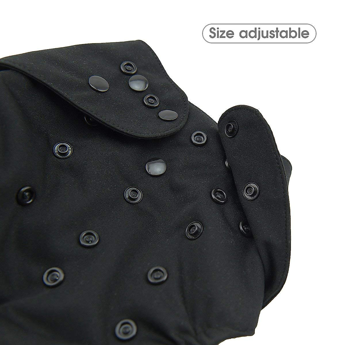 babygoal Cloth Diaper Covers 6 Pack with Wet Bag for Fitted Diapers and Prefolds with Double Gussets, Adjustable and Reusable for Baby Boys 6DCF05