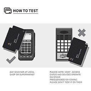 Timeskey NFC 2 RFID Blocking Cards, Contactless NFC Bank Debit Credit Card Protector Blocker, Anti Theft Blocking Wallet Protector,The Original Security Card for Men or Wome