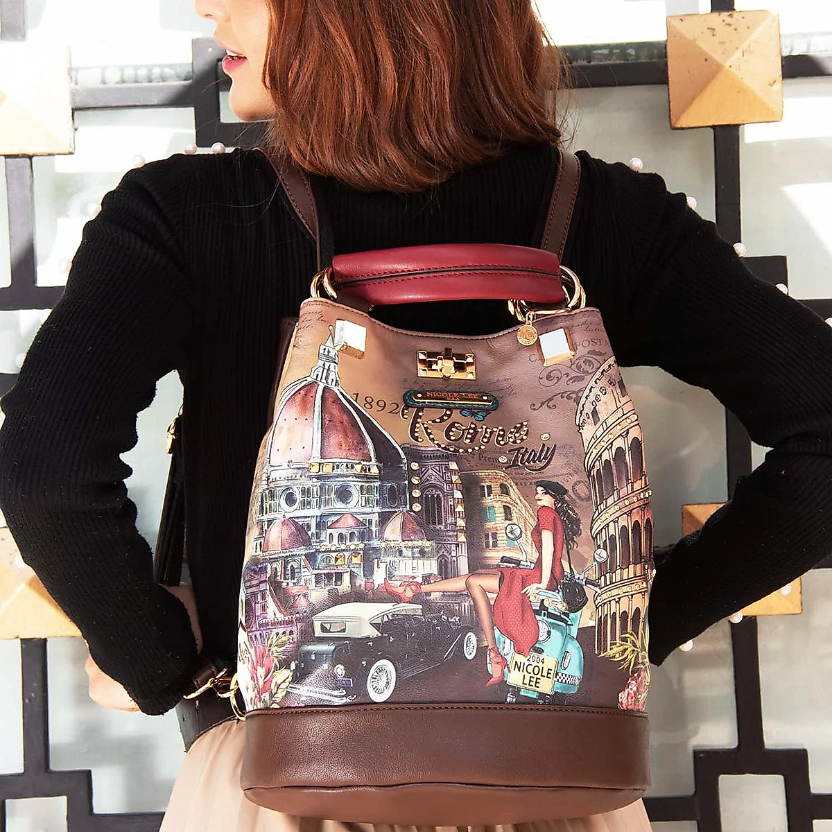 Nicole Lee Multifunctional Bucket Bag (JOURNEY OF STEPHANIE)