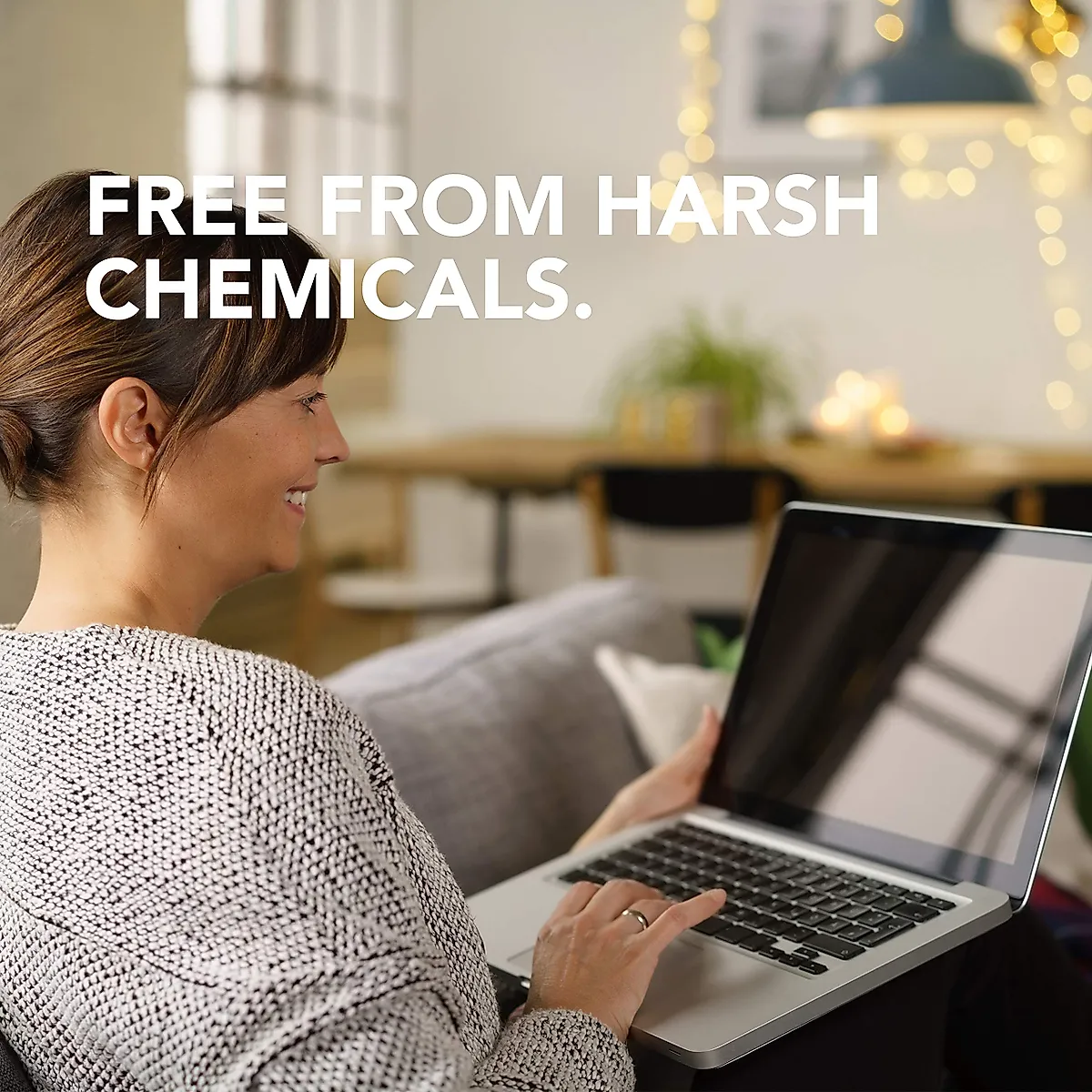 Mistify Screen cleaner (4oz) natural spray with microfiber cloth. Ideal for cleaning laptops, phones, tablets, computers, TVs, keyboards, ipads, macbook, touchscreens.