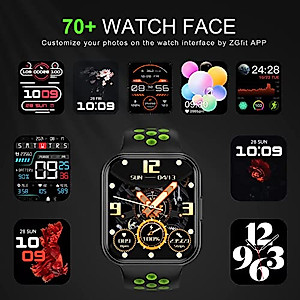 2023 Smart Watch,Fitness Activity Tracker 1.72"Touch Screen Fitness Watch with Heart Rate Sleep Monitor,Blood Oxygen,Step Counter for Men Women Kids 3ATM Waterproof Smartwatch Sports for iOS Android
