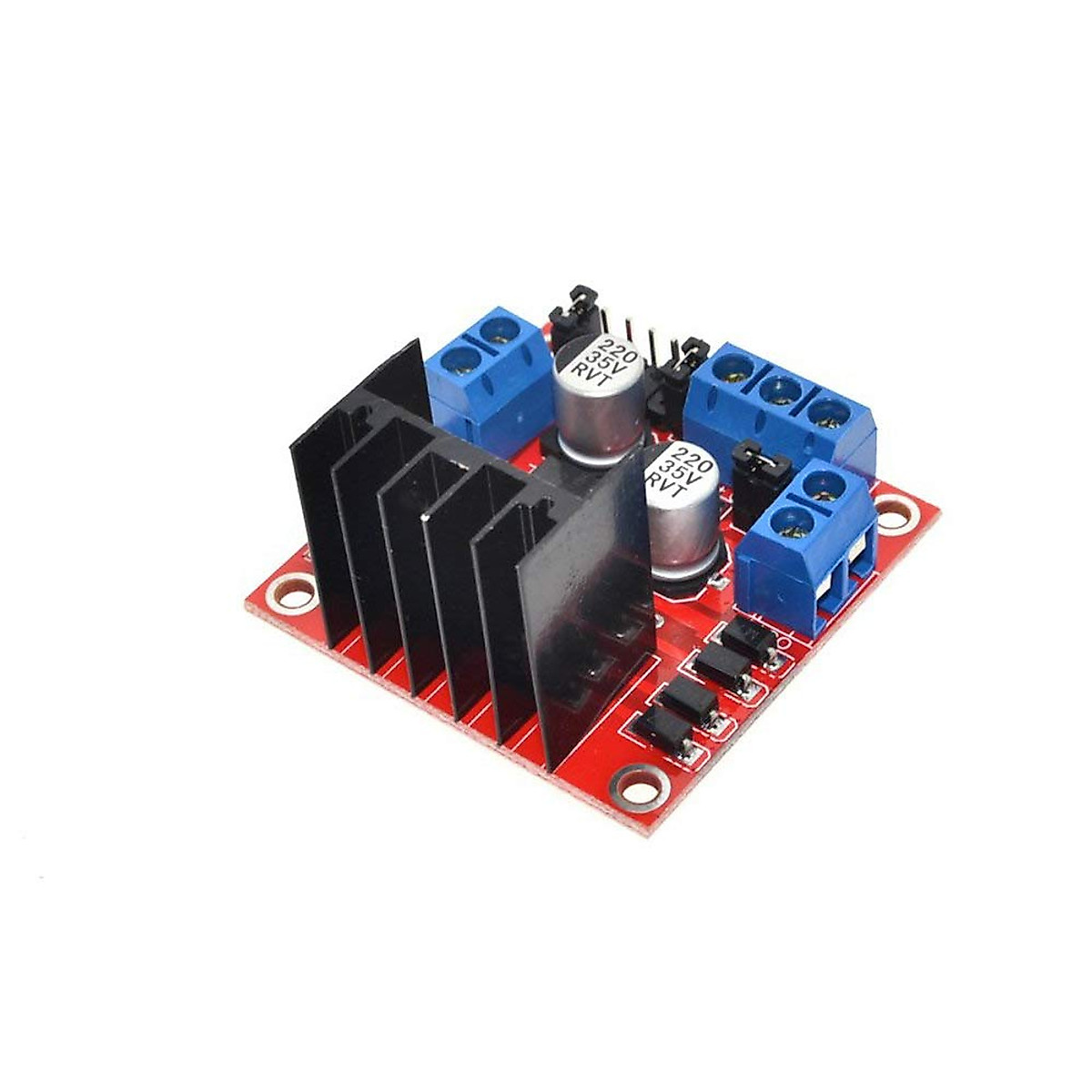 10Gtek# L298N Motor Drive Controller Board Module for Electric Projects Arduino Smart car Power UNO MEGA R3 Mega2560, Pack of 2