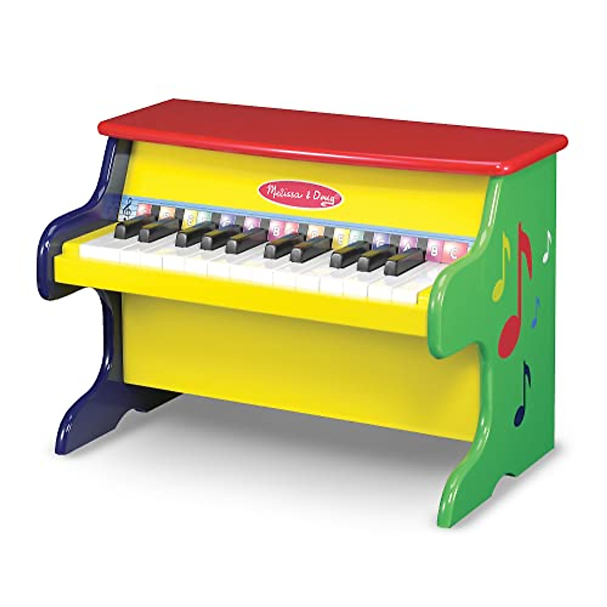 Melissa & Doug Learn-To-Play Piano With 25 Keys and Color-Coded Songbook - Toy Piano For Baby, Kids Piano Toy, Toddler Piano Toys For Ages 3+