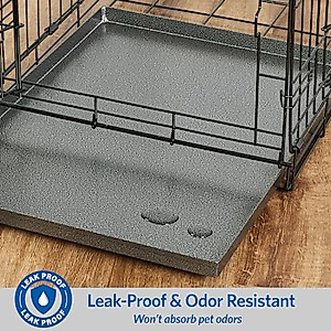 MidWest Homes For Pets Metal Dog Crate Replacement Pan; 42 inch