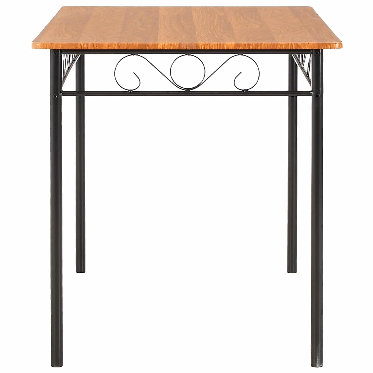 ULUYYUC Dining Table Brown 47.2"x27.6"x29.5" MDF,Multifunctional Party Table Kitchen Tables Living Room Furniture Outdoor Table for Living Room, Kitchen, Backyard, Wedding