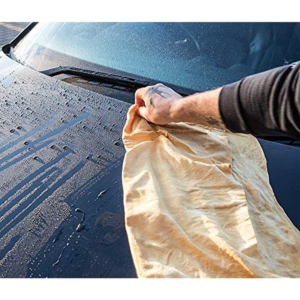 Meguiar's Super Thick Natural Chamois, 4' Square