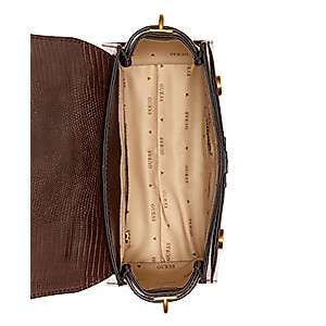 GUESS Ginevra Top Handle Flap, Brown