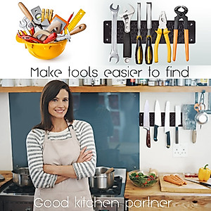 Diketone Magnetic Knife Holder for Wall 2 Pack Self-adhesive Knife Magnetic Strip for Blackstone Grills Kitchen Powerful Magnetic Pull Force Knife Rack for Weber Grills