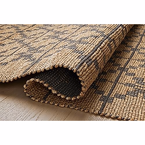 Loloi Chris Loves Julia x Judy Natural/Graphite 5'-0" x 7'-6" Area Rug