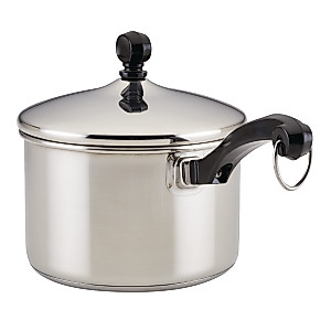 Farberware Classic Stainless Steel Sauce Pan/Saucepan with Lid, 3 Quart, Silver