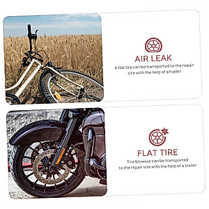 FAVOMOTO Auto Dolly 1pc Trailer Heavy Duty Car Dolly Heavy Duty Cart Vehicle Skates Car Go Cart Car Mover Dolly Heavy Duty Dolly Automotive Wheels Tire Castor Flat Tire Rubber Wheel Tool