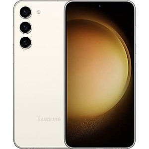 Samsung Galaxy S23 Plus 5G (SM-S916B/DS) Dual SIM 256GB ROM 8GB RAM GSM Unlocked Smartphone International Version Mobile Cell Phone - Cream