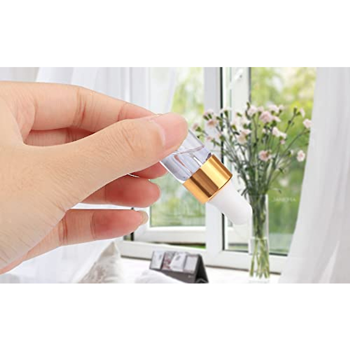 Pinklife 50 Pakcs Essential Oil Dropper Bottles 3ml Small Clear Glass Dropper Bottles Perfume Cosmetic Sample Vials Glass Eye Dropper Bottles,free 3ml dropper