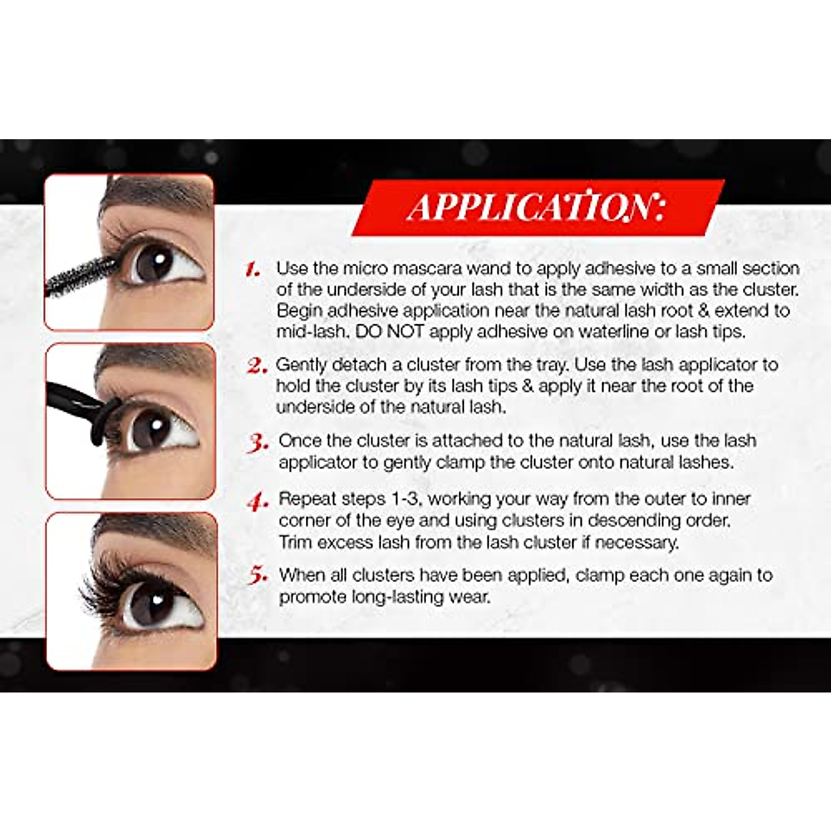 Ardell Individual Lashes X-tended Wear-105, 4-Pack