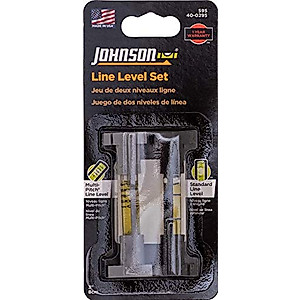 Johnson Level & Tool 595 Structo-Cast Line Level, 3", 1 Level Kit