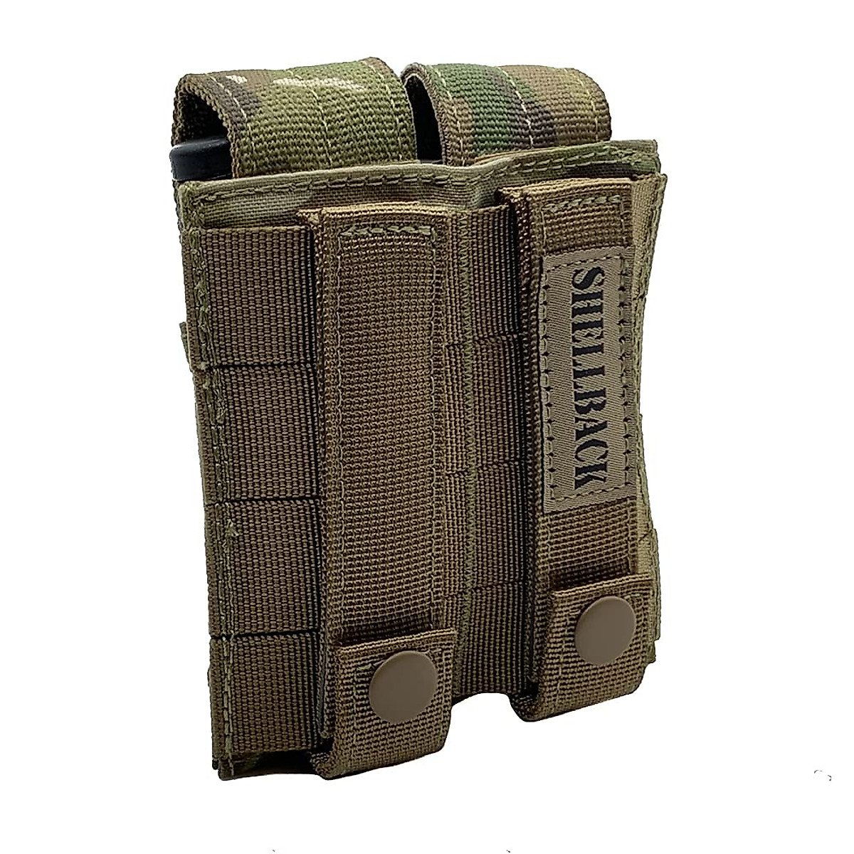 Shellback Tactical Double Pistol Mag Pouch (Multicam)