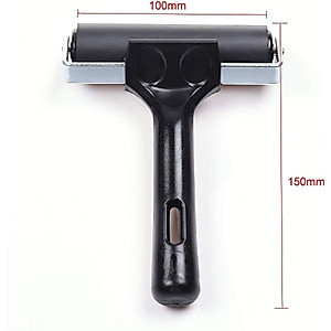 4-Inch Rubber Brayer Roller for Printmaking, Great for Gluing Application Also. (Original Version)