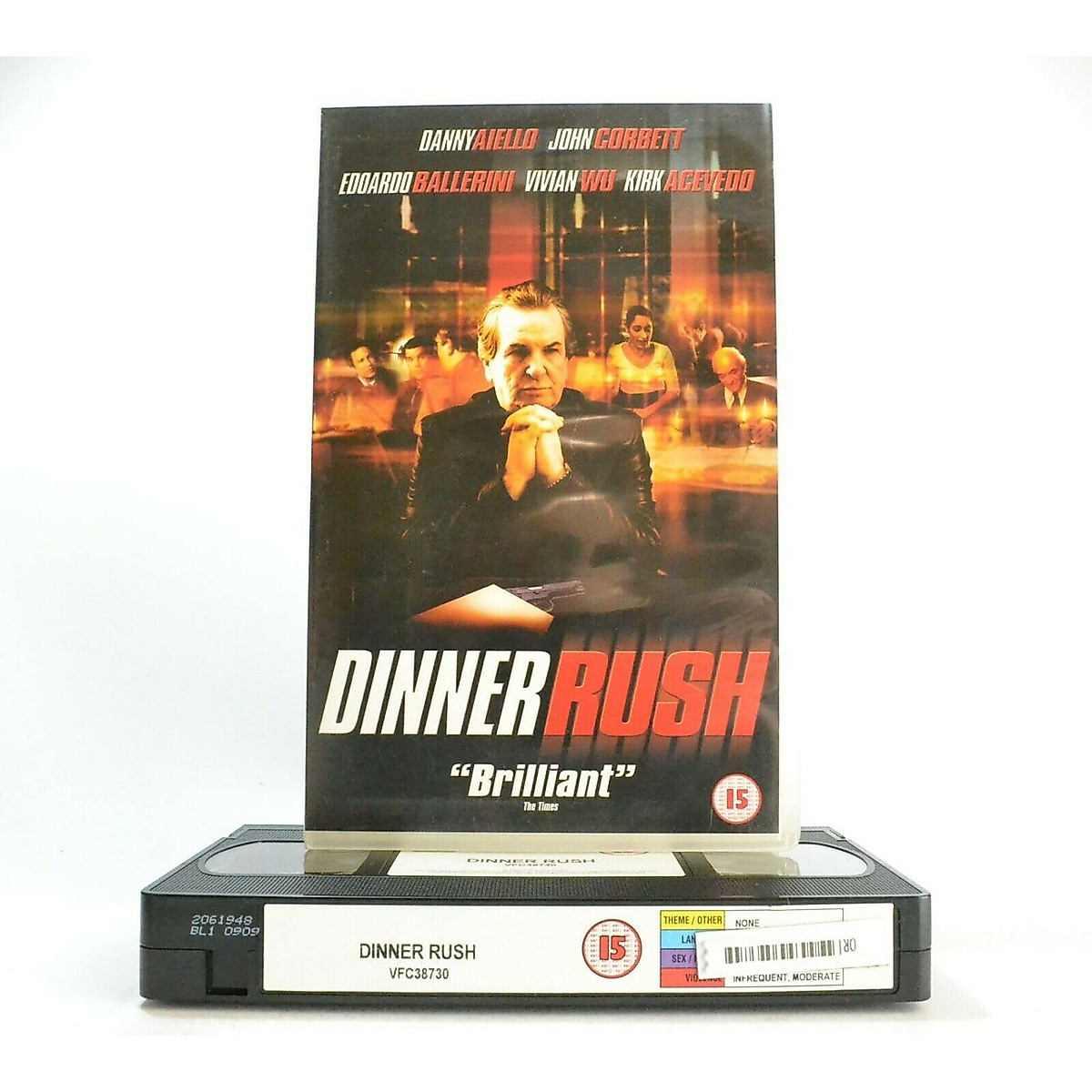 Dinner Rush: Independent Drama (2000) - Large Box - D.Aiello/J.Corbett - Pal VHS