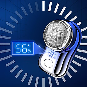 Men's Electric Shaver - USB Cordless Rechargeable Wet & Dry Shaver - Pocket Portable Electric Shave, Mini Electric Shaver Hair Removal Tool Practical Gifts for Men Women