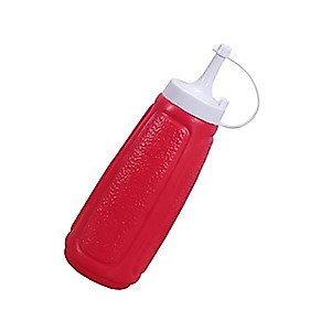 Luxshiny Bottle Dispenser Condiment Squeeze Bottle Squirt Bottle: Empty Refillable Sauce Bottles Dispenser for Paint Ketchup Mustard Oil Sauces Resin Cake Decorating Oil Bottle Dispenser