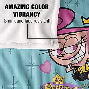 Fairly Odd Parents Blanket, 50"x60" Wanda and Cosmo in Love Silky Touch Super Soft Throw Blanket