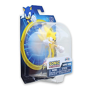 Sonic The Hedgehog Action Figure 2.5 Inch Super Sonic Collectible Toy