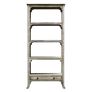Uttermost Bridgely Aged Etagere, White