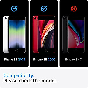 Spigen Tough Armor [Extreme Protection Tech] Designed for iPhone SE 2022 Case/iPhone SE 3 Case 2022 / iPhone SE 2020 Case/iPhone 8 Case/iPhone 7 Case - Gunmetal