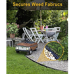 Meboyz 50-Pack Plastic Edging Nails, 8-Inch Paver Edging Spikes, Spiral Nylon Landscape Anchoring Spikes for Paver Edging, Weed Barrier, Artificial Turf & More Weed Barrier, Artificial Turf & More.