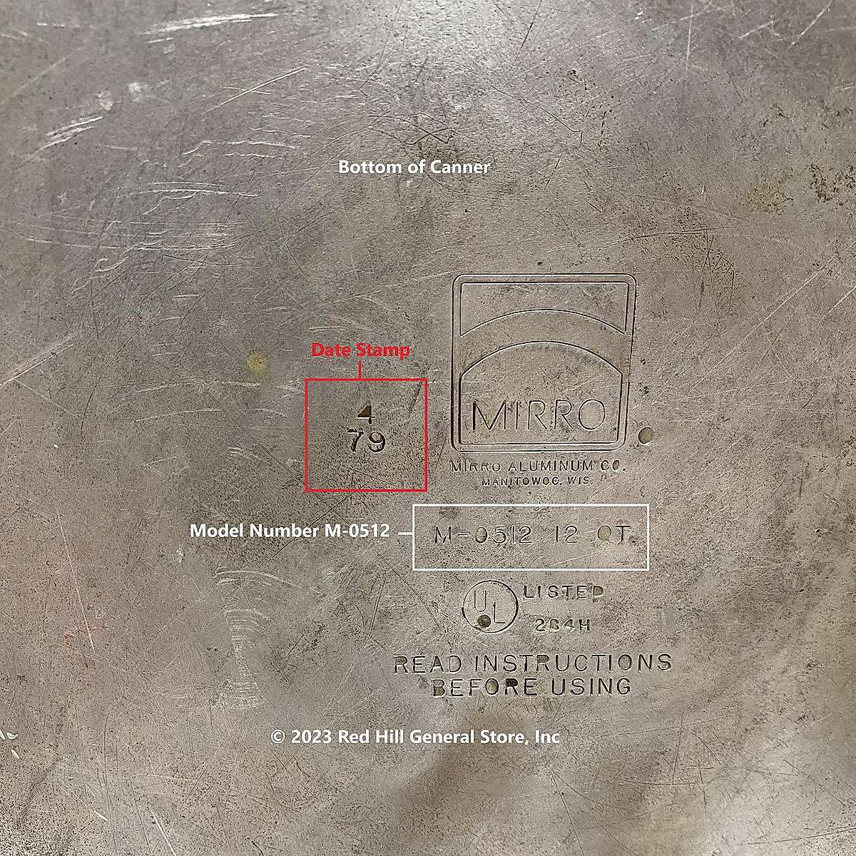 S-3440 Mirro Gasket for Pressure Canners Fits M-312, M-312-35, M-406, M-416, M-512, M-512-11, M-522, M-526, M-526-11, M-622 for Models Made Before January 1983.