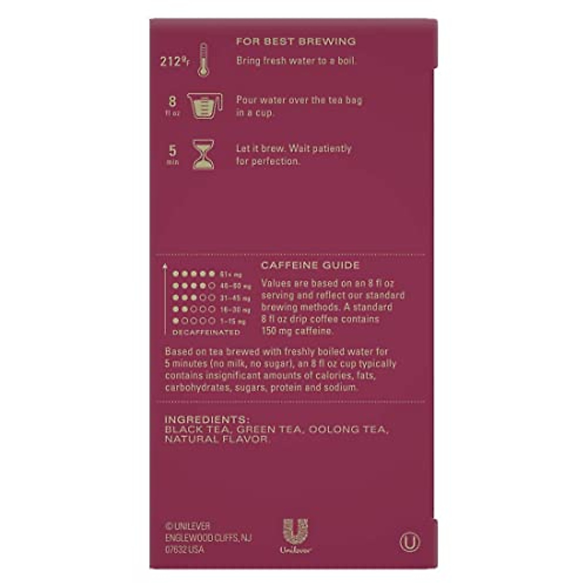 TAZO Joy Limited Edition Seasonal Blend Tea Bags, 20 Count (Pack of 6)