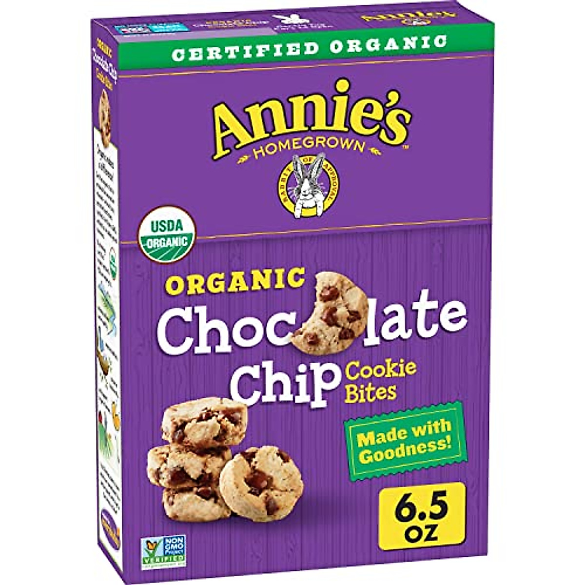 Annie's Organic Chocolate Chip Cookie Bites, 6.5 oz.