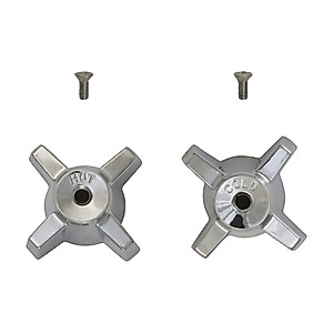 Danco SF-15H Faucet Handle, For Use With Sterling/Rockwell Tub and Shower Faucets, 2-5/8 in Dia X 1-7/16 in H, Metal