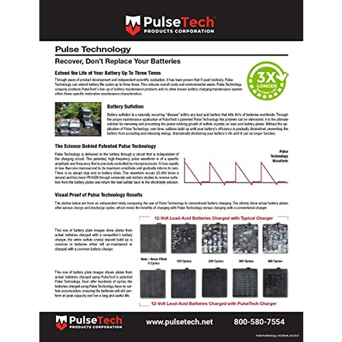 PulseTech QUADLINK – Charge 4 Batteries at The Same TIME, Your existing Charger or Ours, Four Channels from One Charger (XC-QL4)