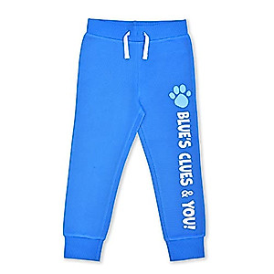 Nickelodeon Blue’s Clues & You Boys’ Sweatshirt and Jogger Set for Infant and Toddler – Blue/Navy