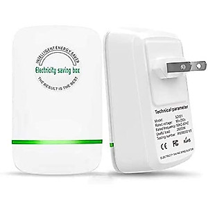 Power Saver, Energy Saver, Household Power Saver,Smart US Plug Electricity Saving Box Device for Office Houses (2 Pack)