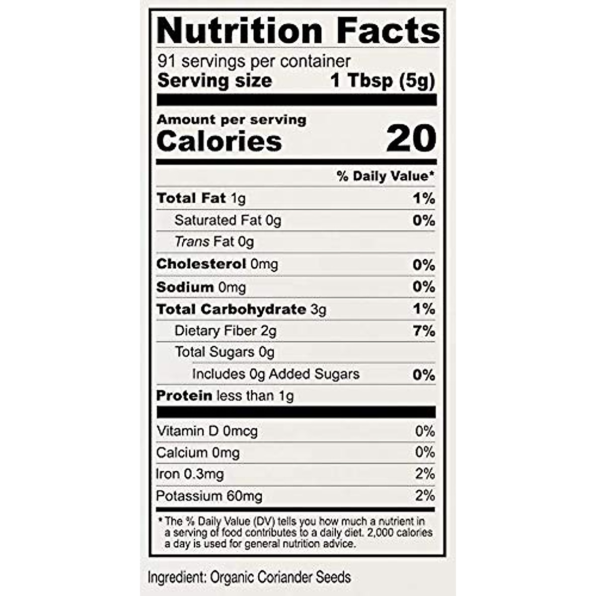 Anthony's Organic Coriander Seeds, 1 lb, Gluten Free, Non GMO, Non Irradiated, Keto Friendly