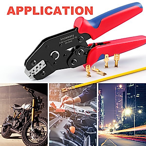 Knoweasy JST Crimper and Molex Crimper Compatible with JST, Dupont, Molex terminals - Precision JST Crimp Tool
